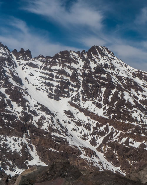 Brèche des Clochetons, Atlas mountains, Morocco – globeskier